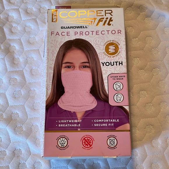 Copper Fit | Accessories | Copper Fit Face Mask Pink | Poshmark